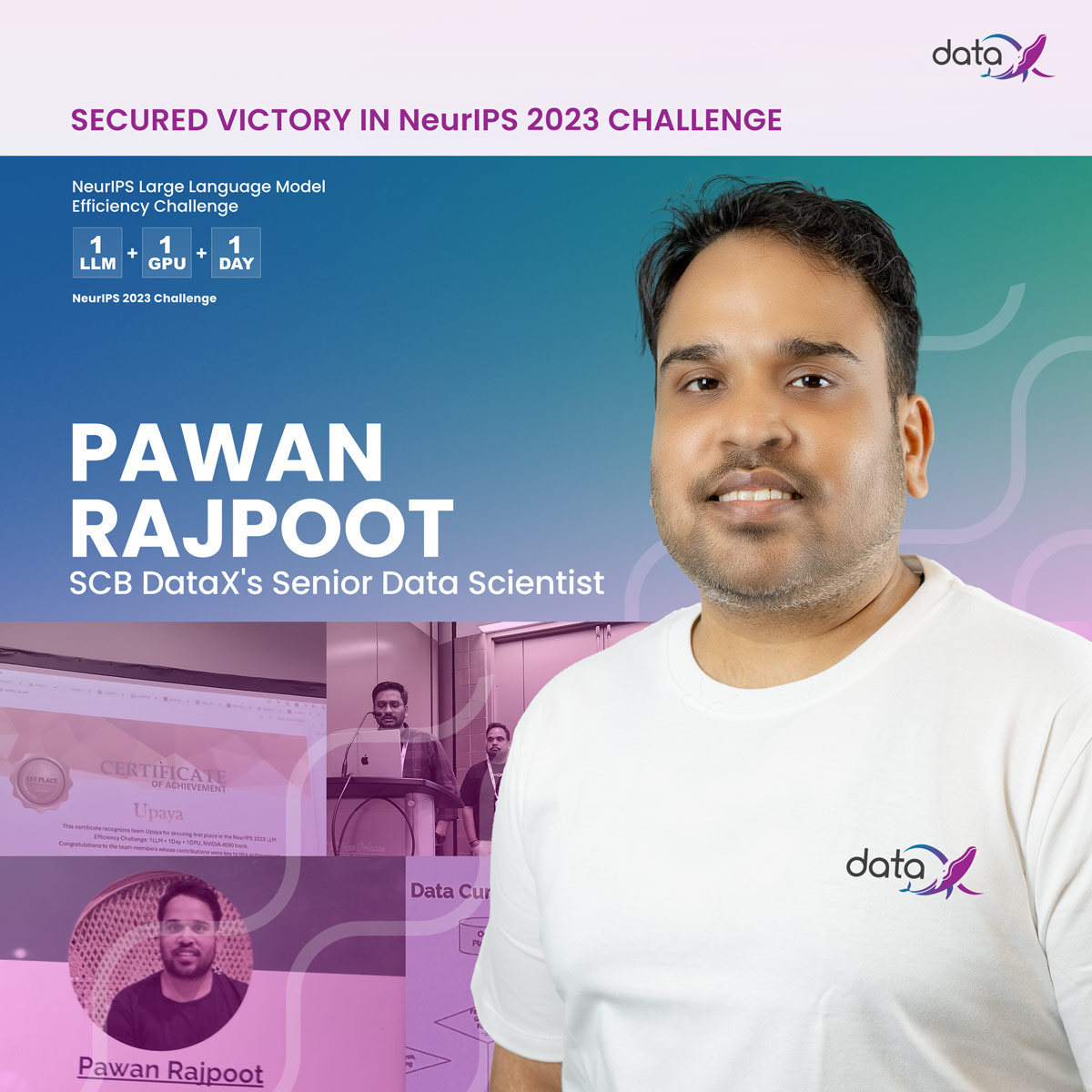 SCB DataX's Senior Data Scientist, Pawan Kumar Rajpoot, Secures Victory in NeurIPS 2023 Challenge